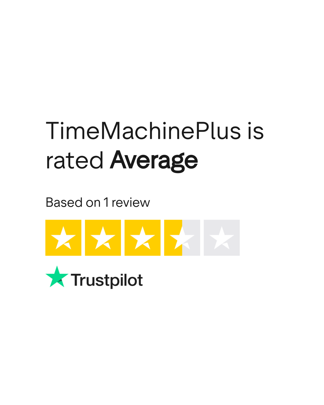 TimeMachinePlus Reviews | Read Customer Service Reviews of timemachineplus.com