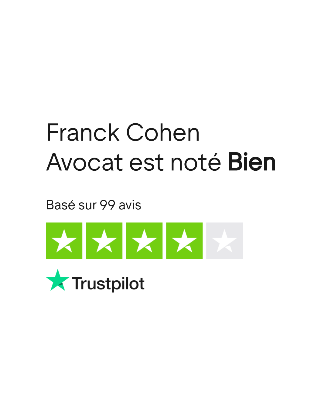 Avis de Franck Cohen Avocat | Lisez les avis marchands de franck-cohen ...