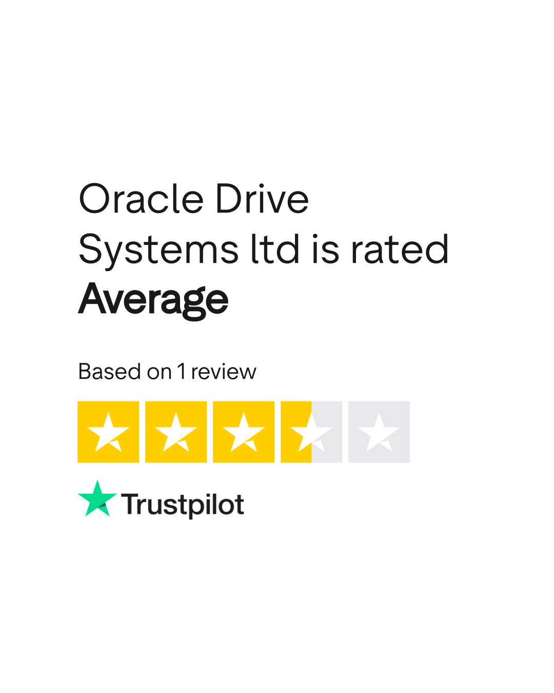 Oracle Drive Systems ltd Reviews | Read Customer Service Reviews of ...