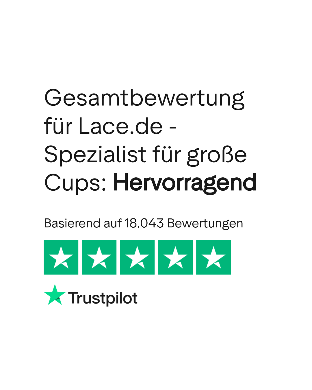 Bewertungen zu Lace.de - Spezialist für große Cups | Lesen Sie ...