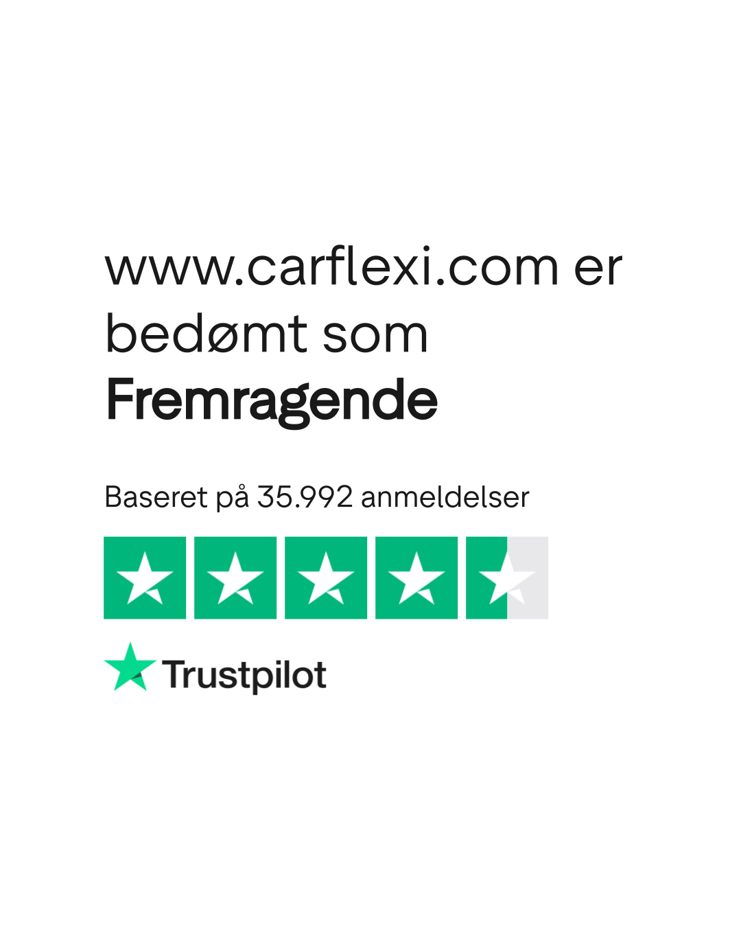 Anmeldelser af www.carflexi.com | Læs kundernes anmeldelser af carflexi.com