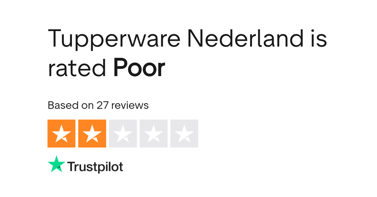 Tupperware Nederland Reviews | Read Customer Service Reviews of ...
