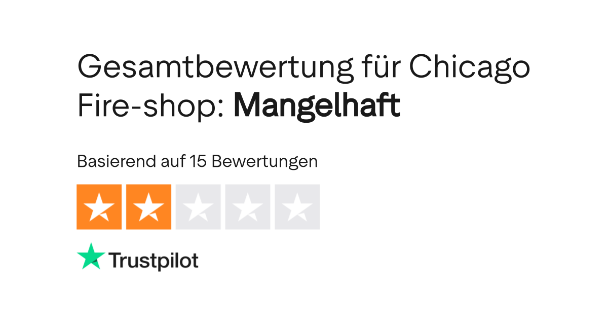 Bewertungen zu Chicago Fire-shop | Lesen Sie Kundenbewertungen zu ...