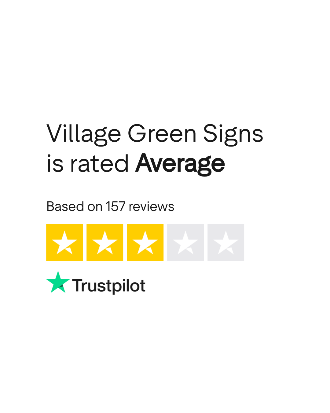 Village Green Signs Reviews | Read Customer Service Reviews of ...