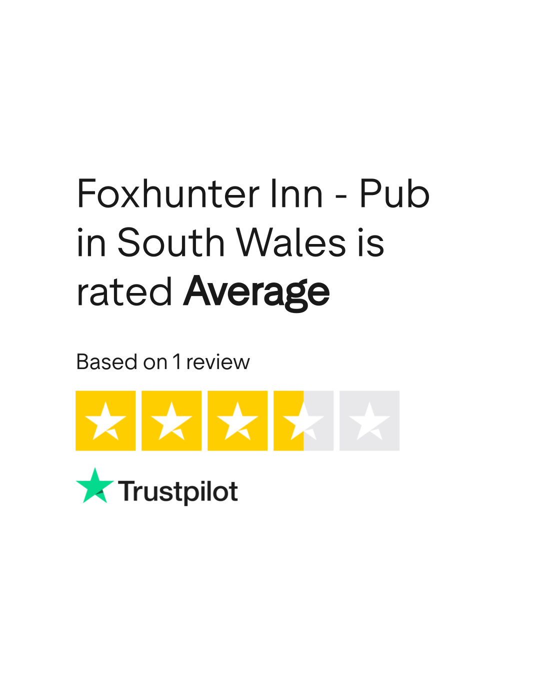 Foxhunter Inn - Pub in South Wales Reviews | Read Customer Service ...