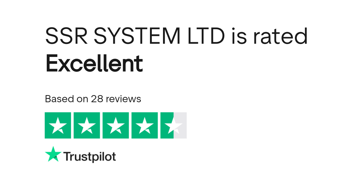 SSR SYSTEM LTD Reviews | Read Customer Service Reviews of ssrsystem.co.uk