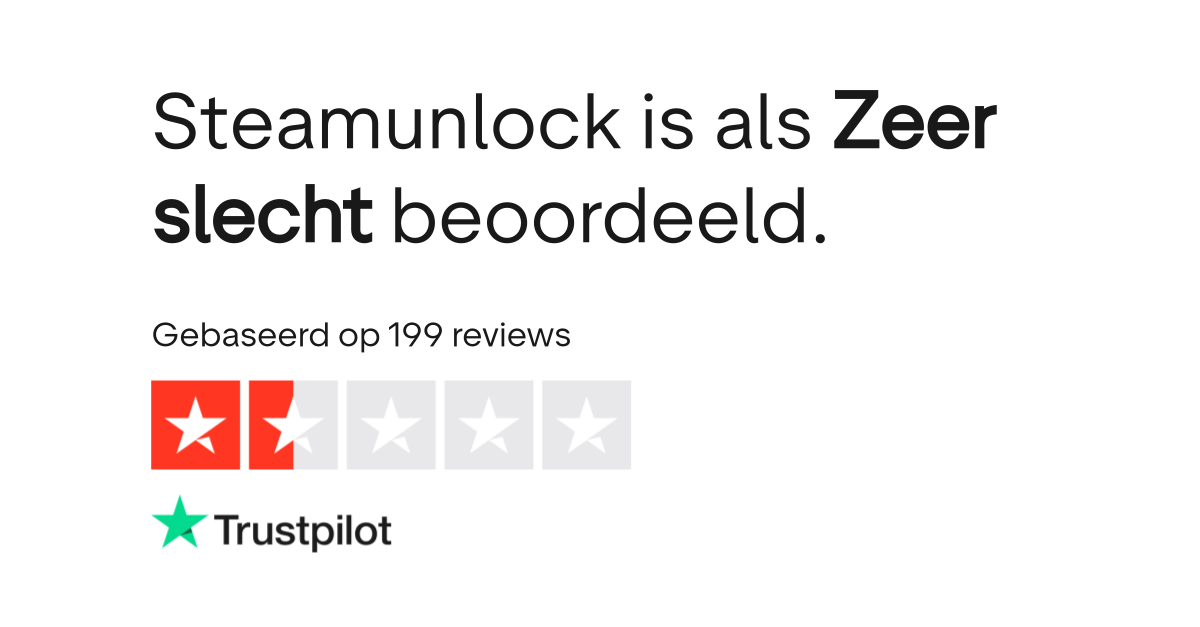 Steamunlock reviews | Bekijk consumentenreviews over steamunlock.com