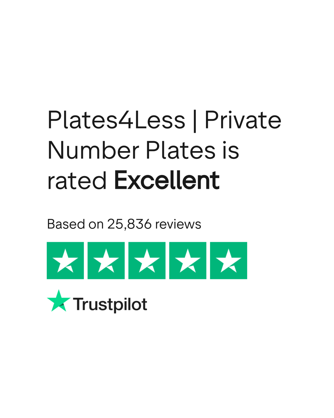 Plates4Less | Private Number Plates Reviews | Read Customer Service ...