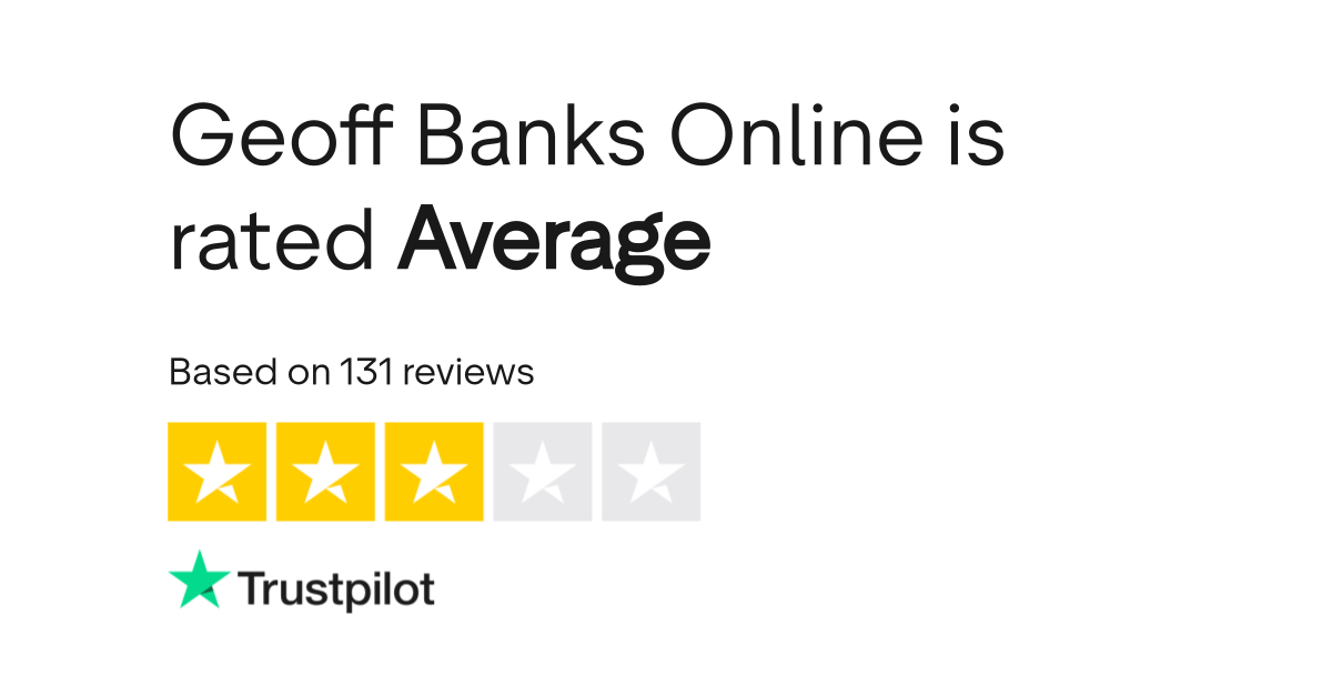 Geoff Banks Online Reviews | Read Customer Service Reviews of www.geoff ...