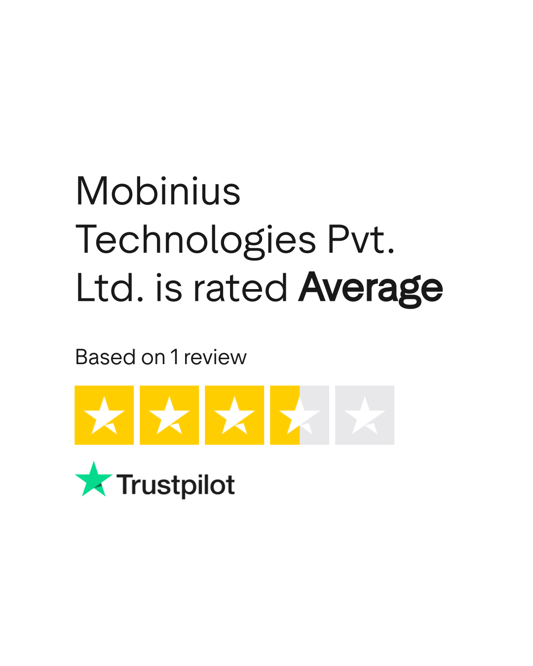 Mobinius Technologies Pvt. Ltd. Reviews | Read Customer Service Reviews ...