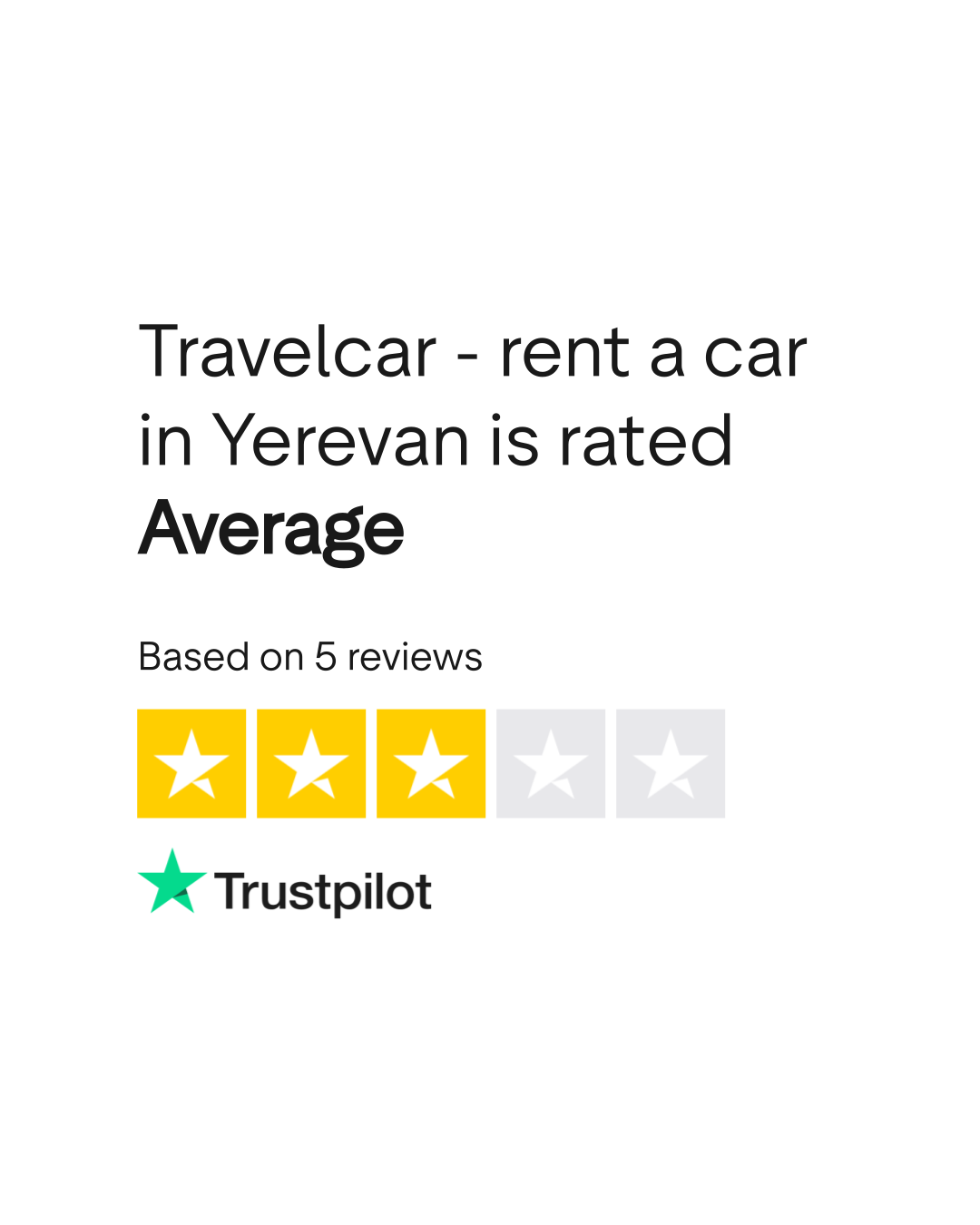 Travelcar - rent a car in Yerevan Reviews | Read Customer Service ...