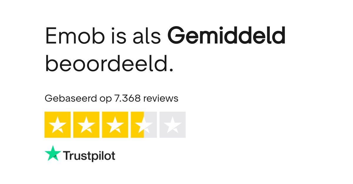 Emob reviews | Bekijk consumentenreviews over www.emob.be