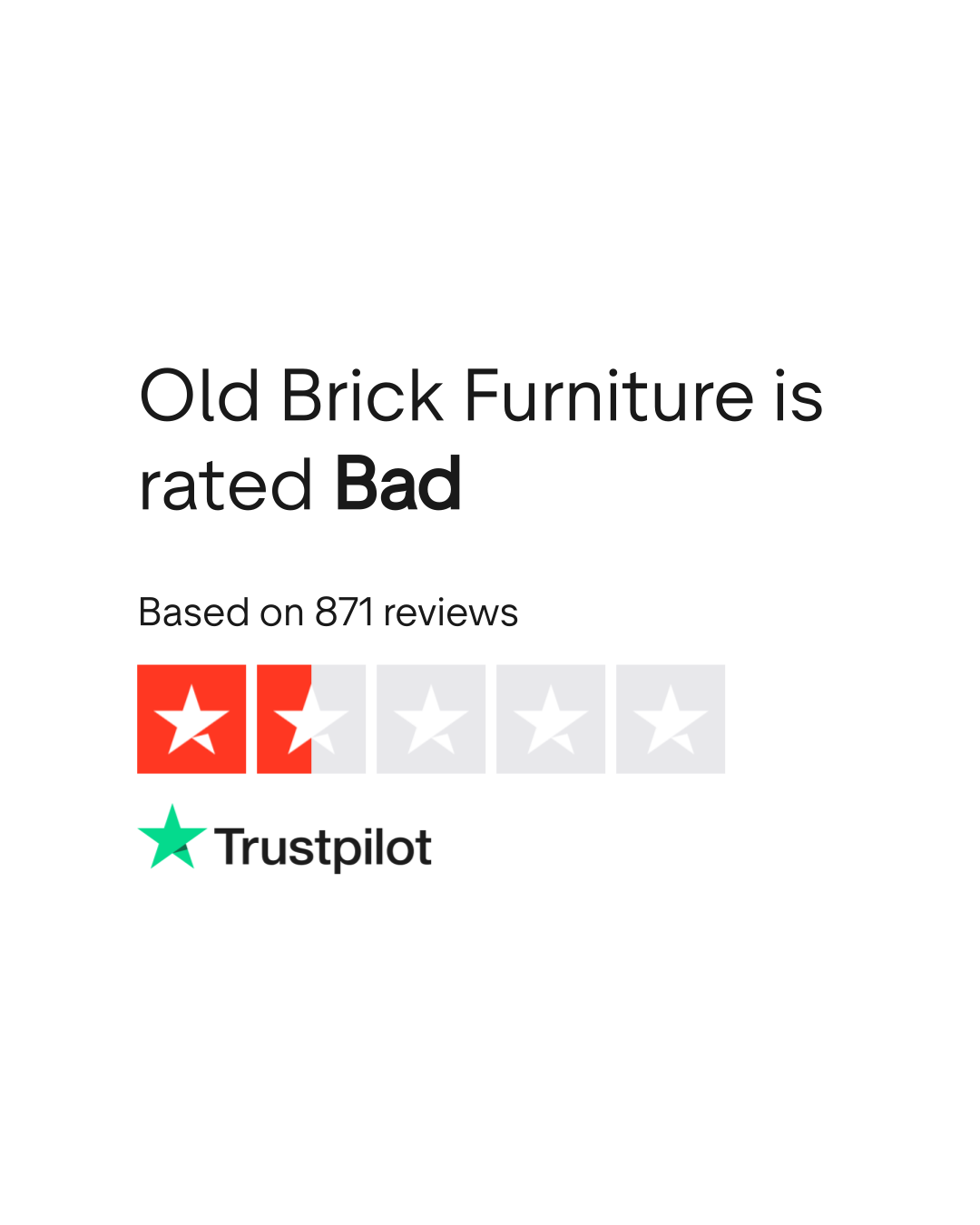Old Brick Furniture Reviews | Read Customer Service Reviews of ...