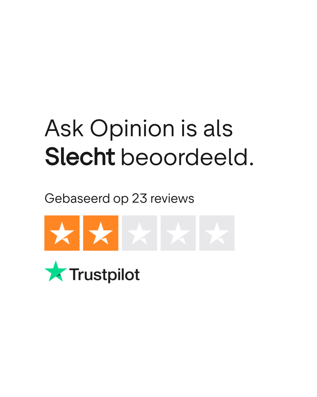Ask Opinion reviews | Bekijk consumentenreviews over askopinion.com