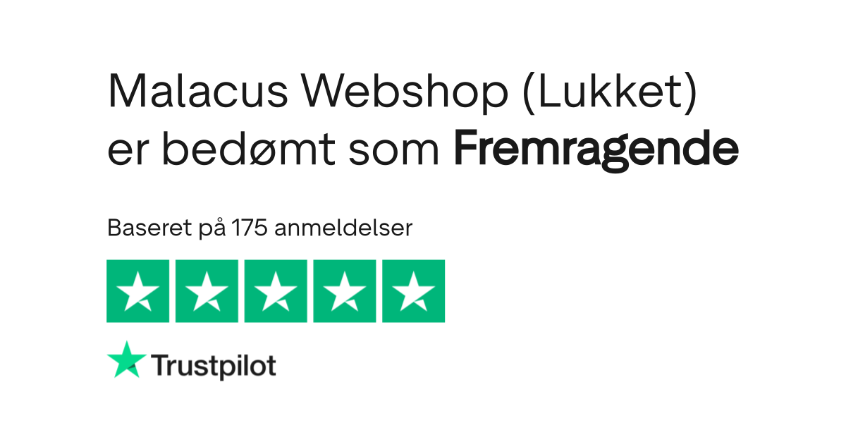 Anmeldelser af Malacus Webshop (Lukket) | Læs kundernes anmeldelser af ...
