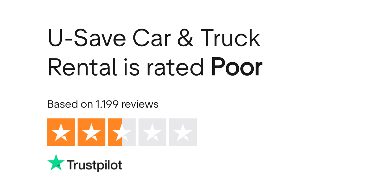 U-Save Car & Truck Rental Reviews | Read Customer Service Reviews of ...
