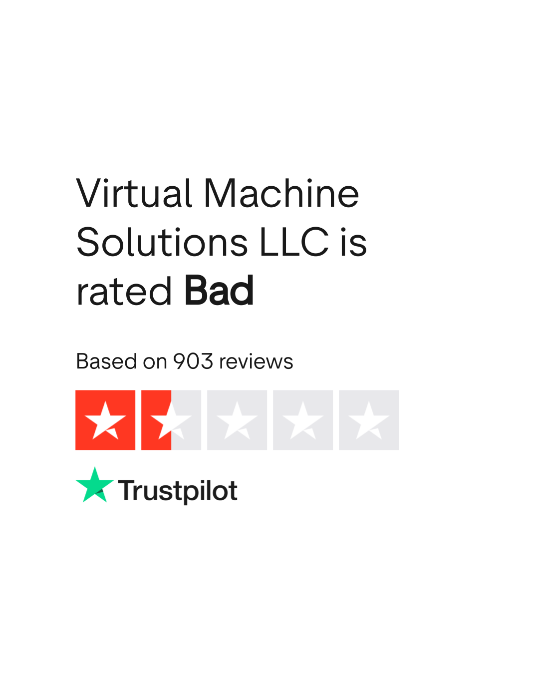Virtual Machine Solutions LLC Reviews | Read Customer Service Reviews ...