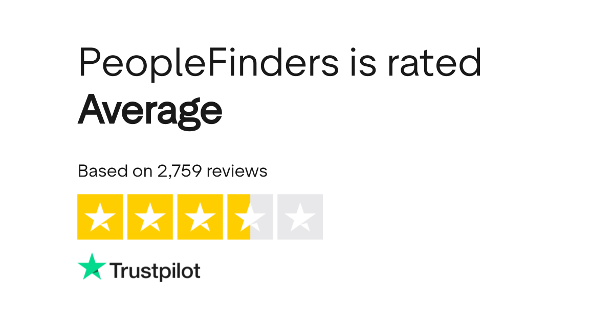 PeopleFinders Reviews | Read Customer Service Reviews of peoplefinders.com