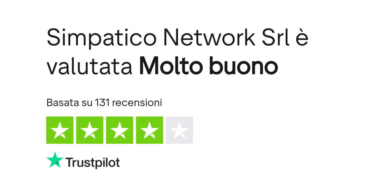 Simpatico Network Srl | Leggi le recensioni dei servizi di www ...
