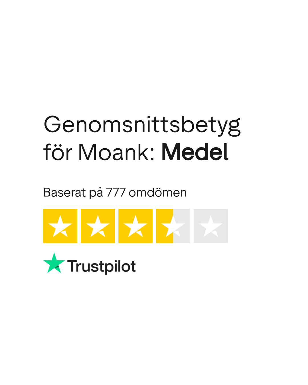 Omdömen om Moank | Läs kundernas omdömen om moank.se