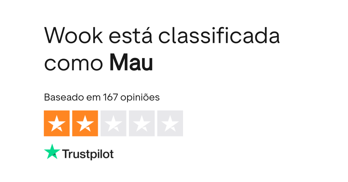 Opiniões sobre Wook | Leia opiniões sobre o serviço de wook.pt