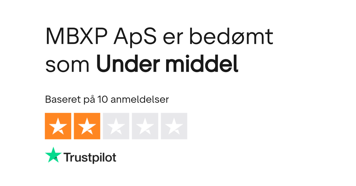 Anmeldelser af MBXP ApS | Læs kundernes anmeldelser af mbxp.dk