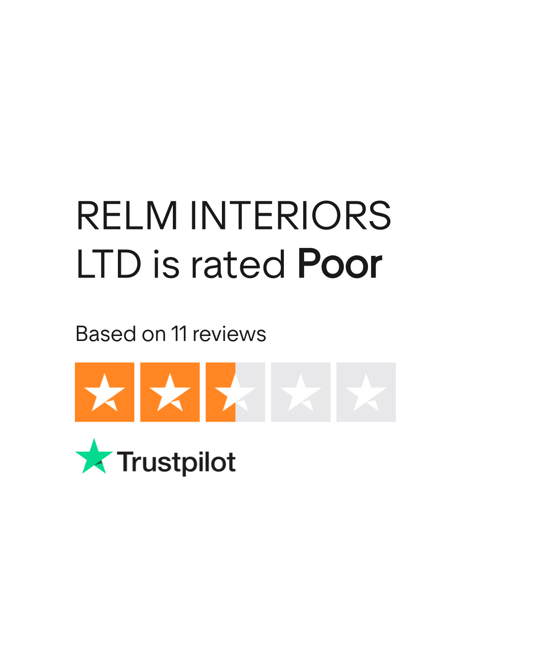 RELM INTERIORS LTD Reviews | Read Customer Service Reviews of ...