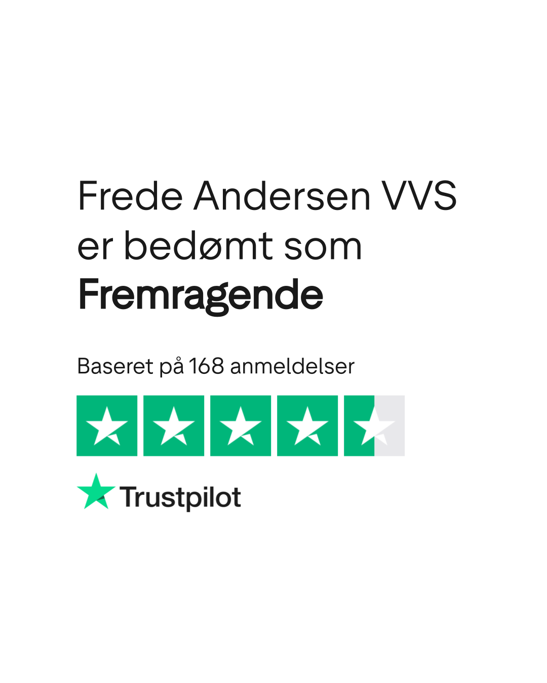 Anmeldelser af Frede Andersen VVS | Læs kundernes anmeldelser af ...