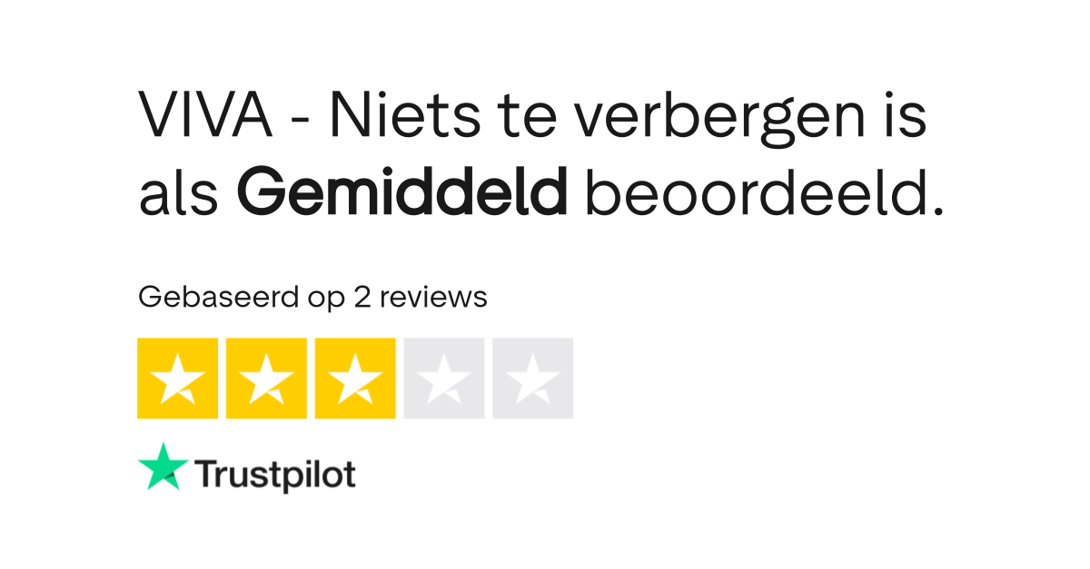 VIVA - Niets te verbergen reviews | Bekijk consumentenreviews over viva.nl