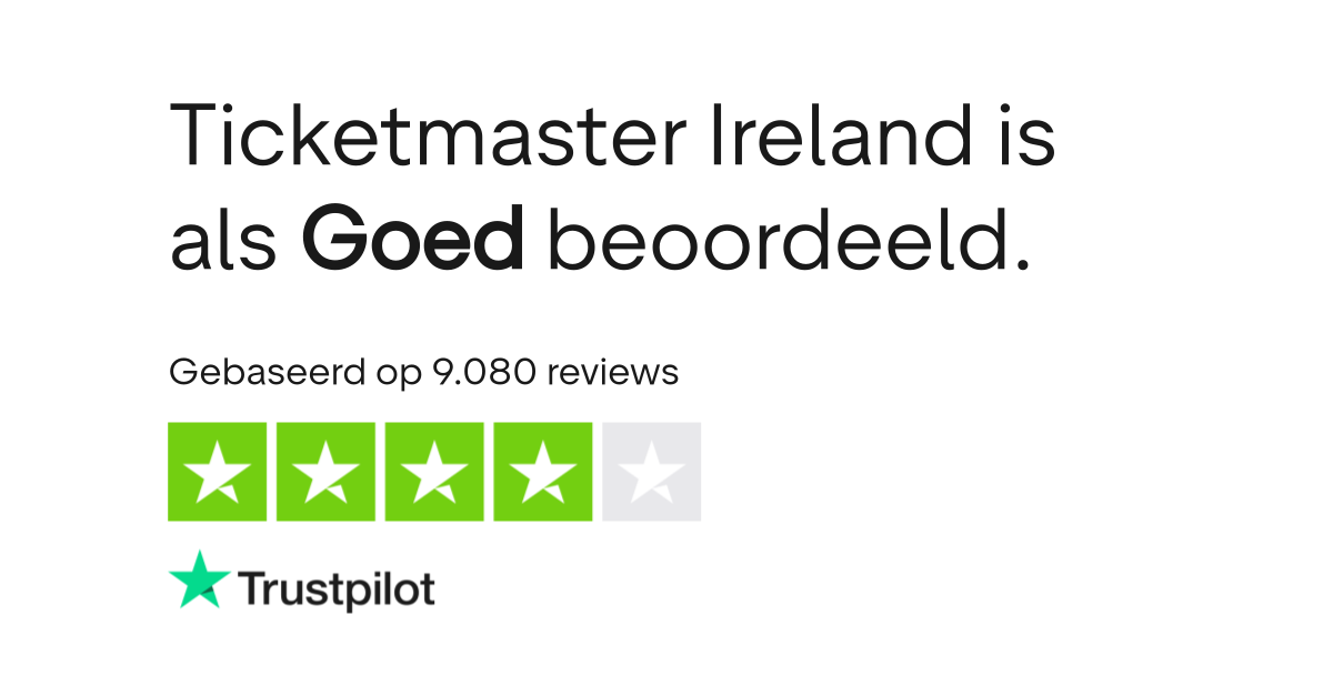 Ticketmaster Ireland reviews | Bekijk consumentenreviews over ...