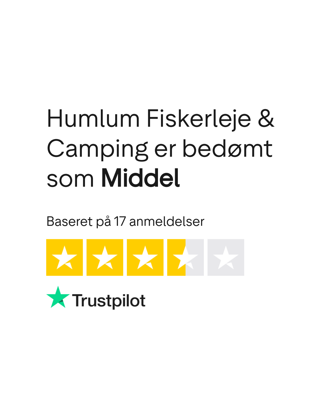 Anmeldelser af Humlum Fiskerleje & Camping | Læs kundernes anmeldelser ...