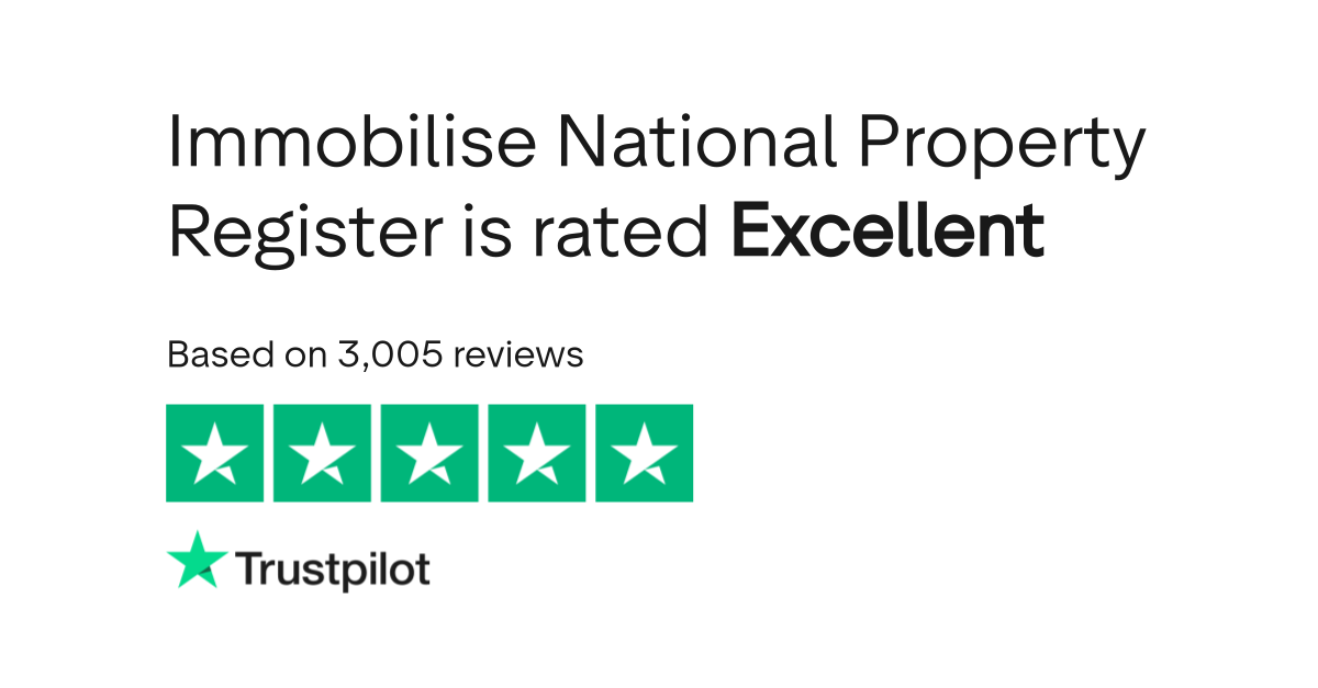 Immobilise National Property Register Reviews | Read Customer Service ...