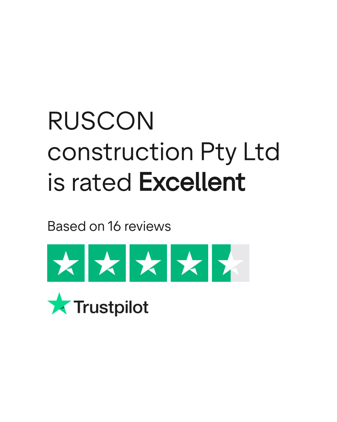 RUSCON construction Pty Ltd Reviews | Read Customer Service Reviews of ...