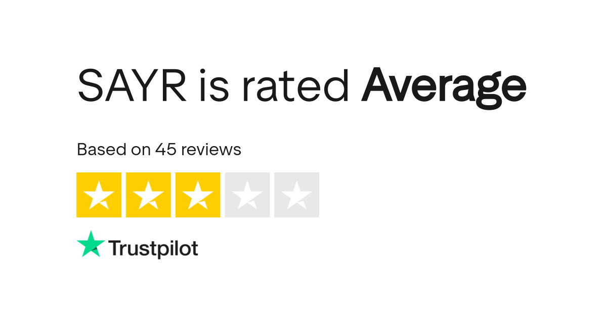 SAYR Reviews | Read Customer Service Reviews of sayr.co.nz
