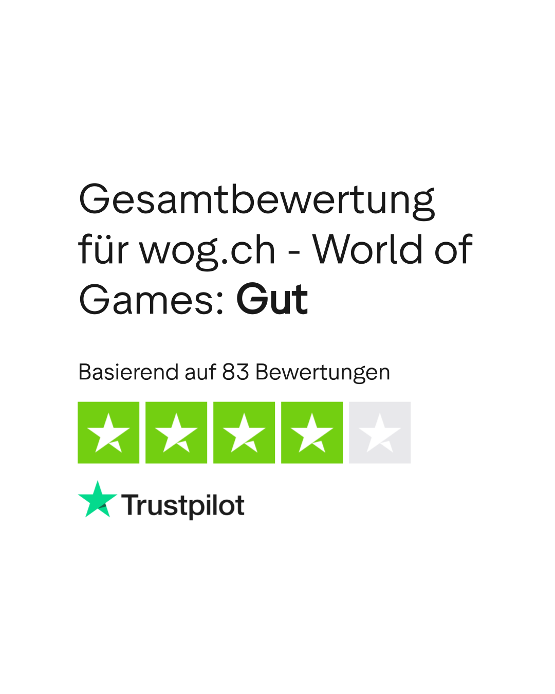 Bewertungen zu wog.ch - World of Games | Lesen Sie Kundenbewertungen zu ...