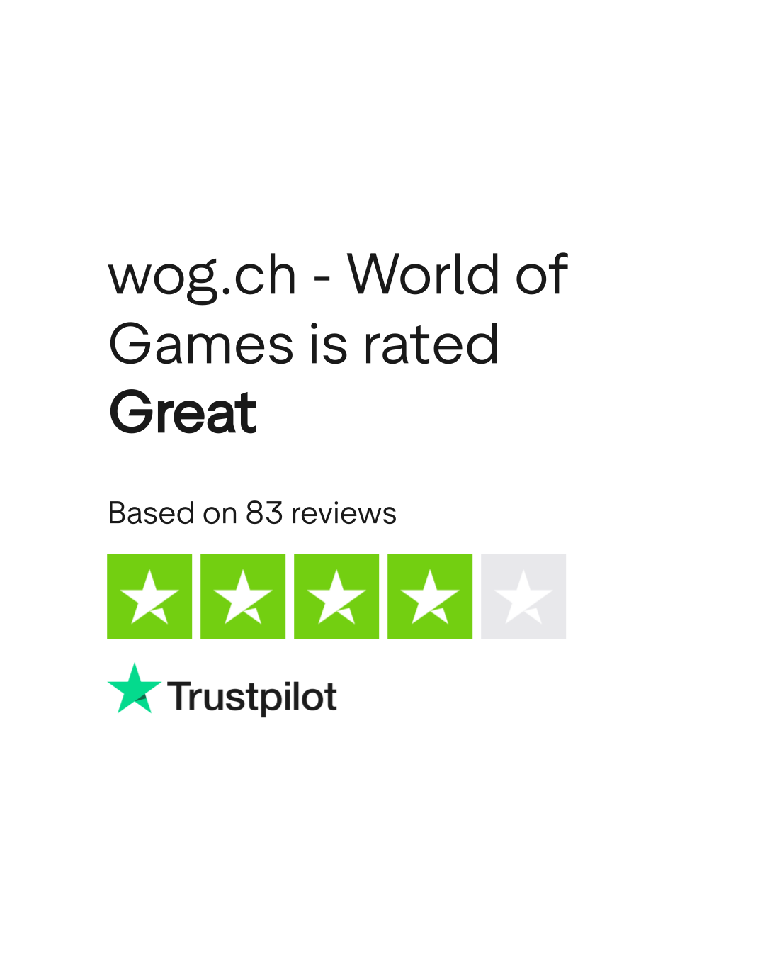 wog.ch - World of Games Reviews | Read Customer Service Reviews of wog.ch