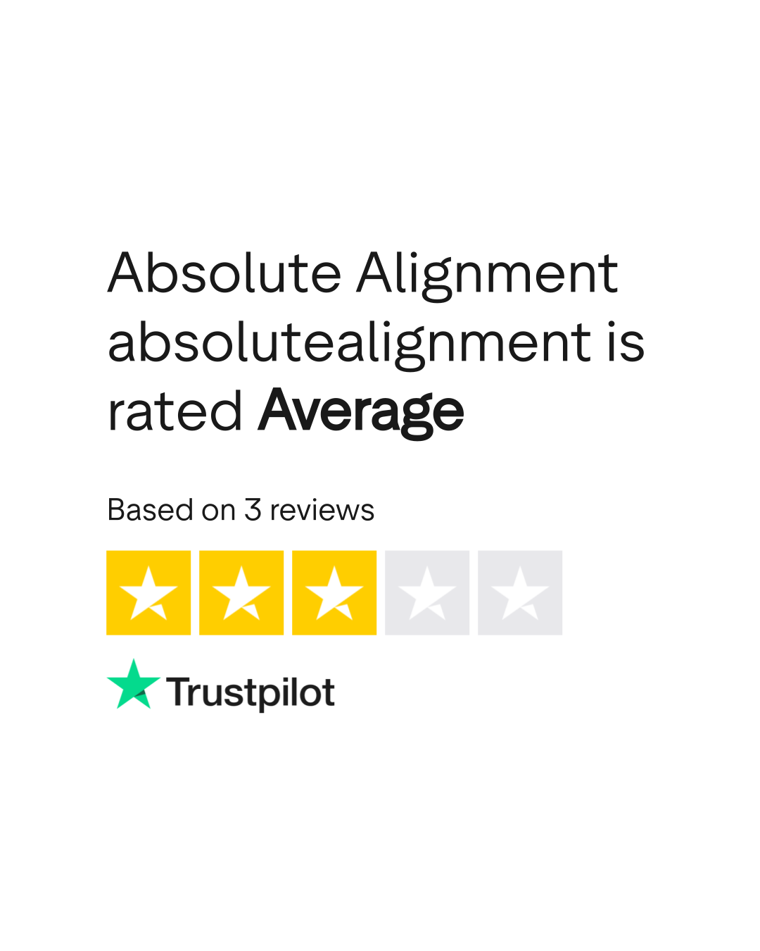 Absolute Alignment absolutealignment Reviews | Read Customer Service ...