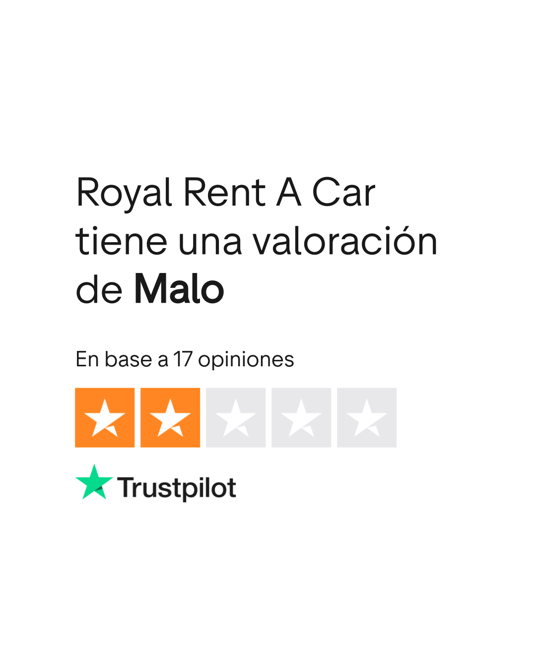 Opiniones sobre Royal Rent A Car | Lee las opiniones sobre el servicio ...