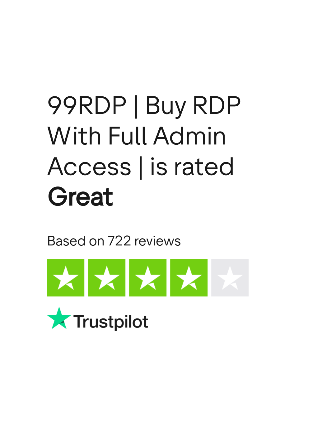 99RDP | Buy RDP With Full Admin Access | Reviews | Read Customer ...