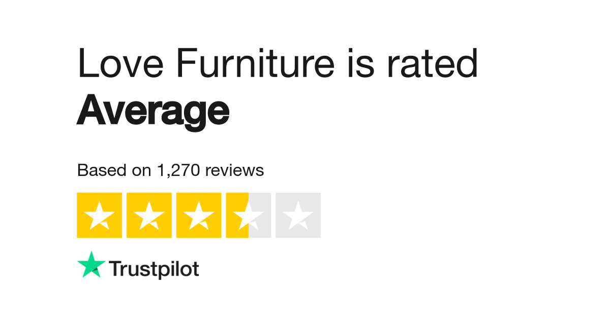 Love sofas trustpilot store