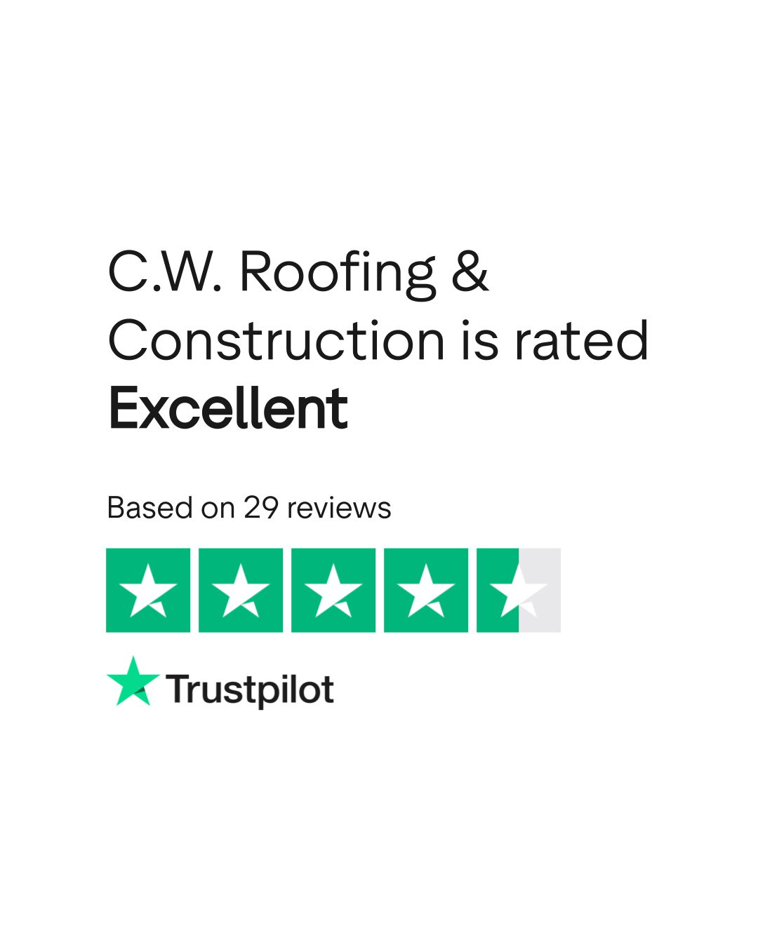 C.W. Roofing & Construction Reviews | Read Customer Service Reviews of ...