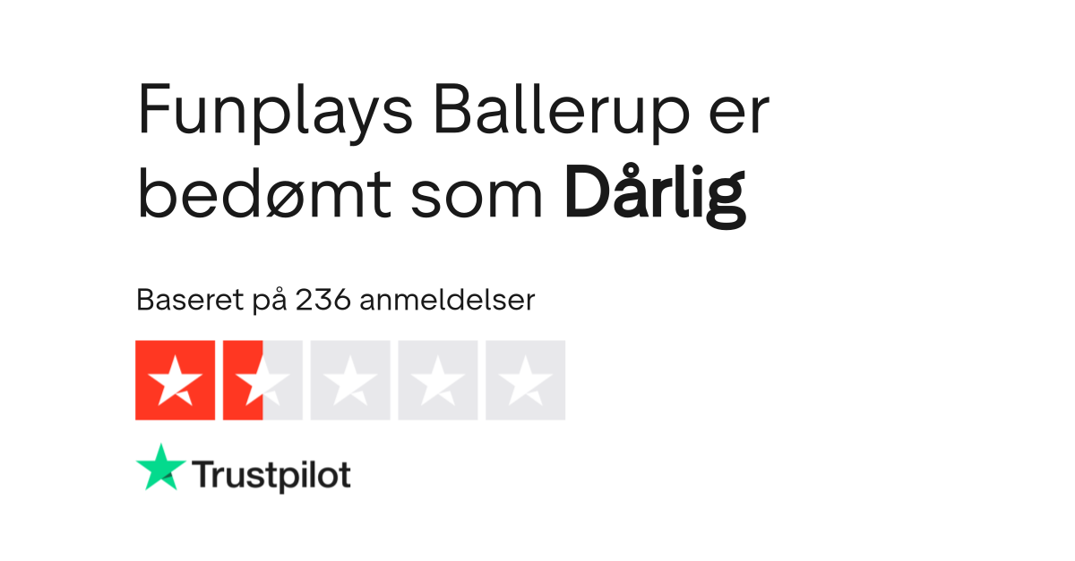 Anmeldelser af Funplays Ballerup | Læs kundernes anmeldelser af eventyrfabrikkenmegacenter.dk