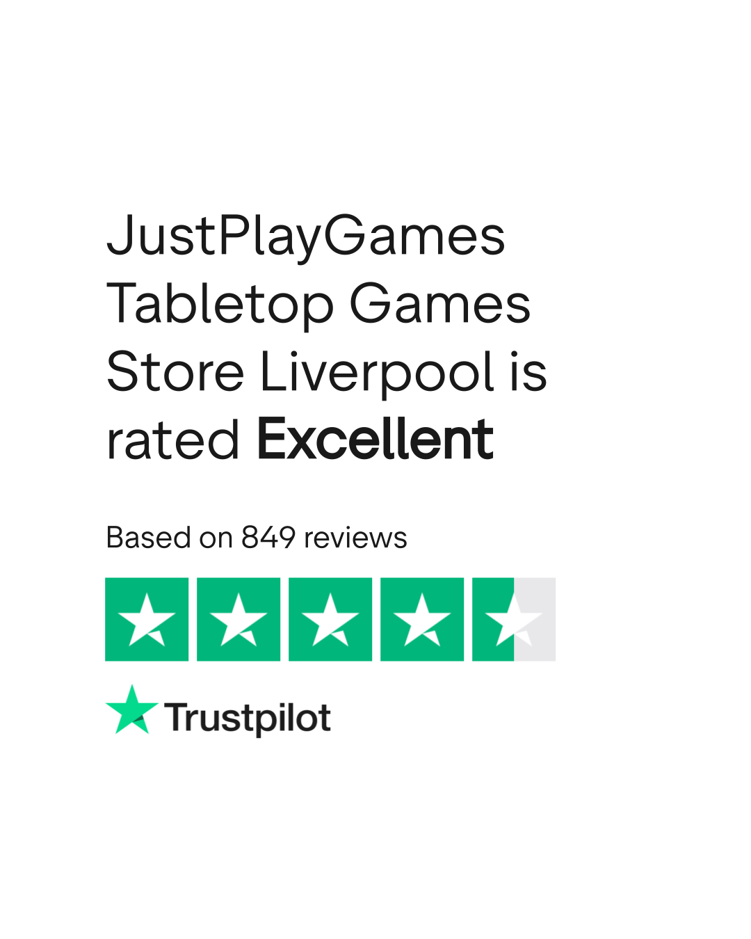 JustPlayGames Tabletop Games Store Liverpool Reviews | Read Customer ...