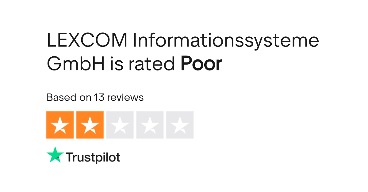 LEXCOM Informationssysteme GmbH Reviews | Read Customer Service Reviews ...