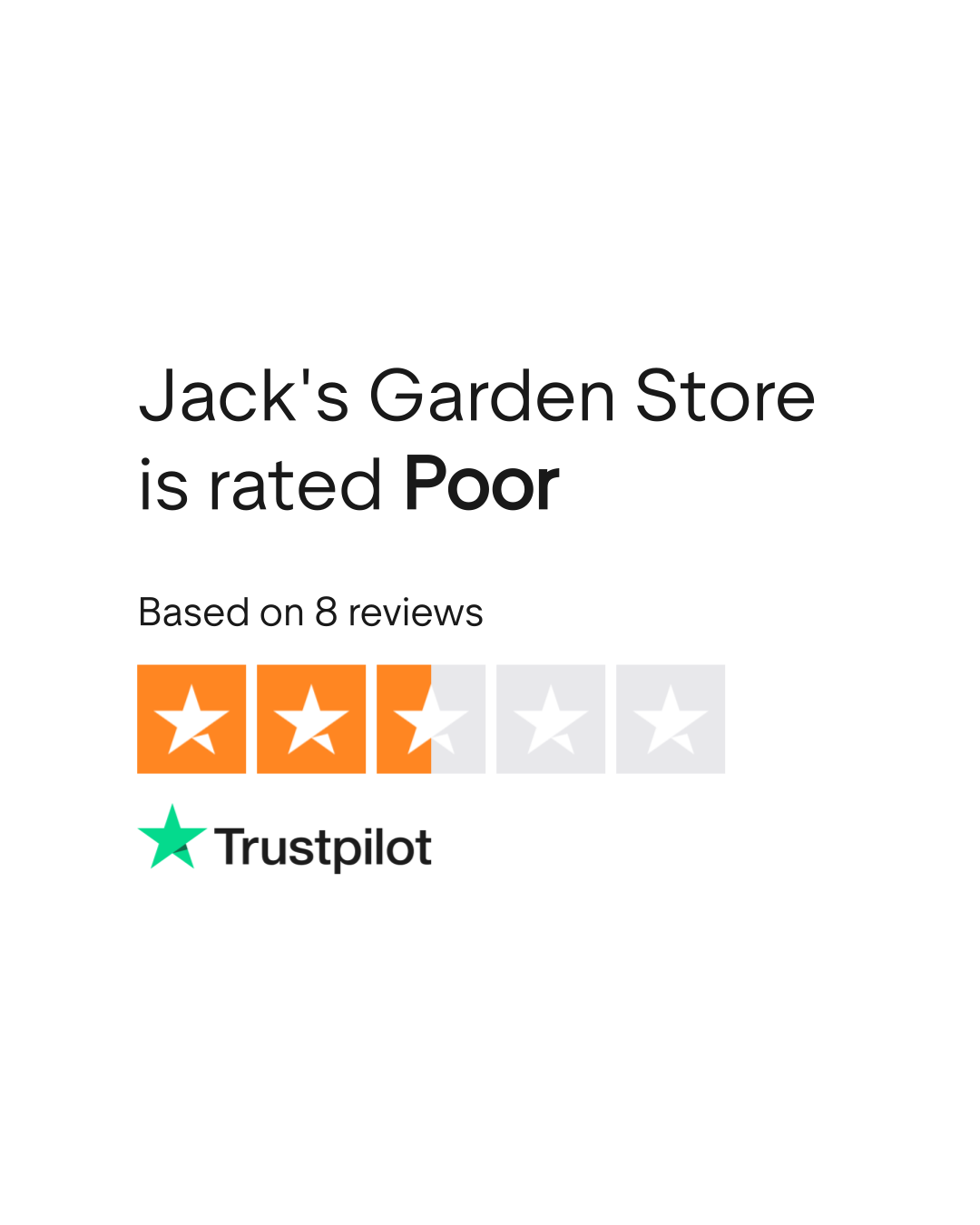 Jack's Garden Store Reviews | Read Customer Service Reviews of www ...
