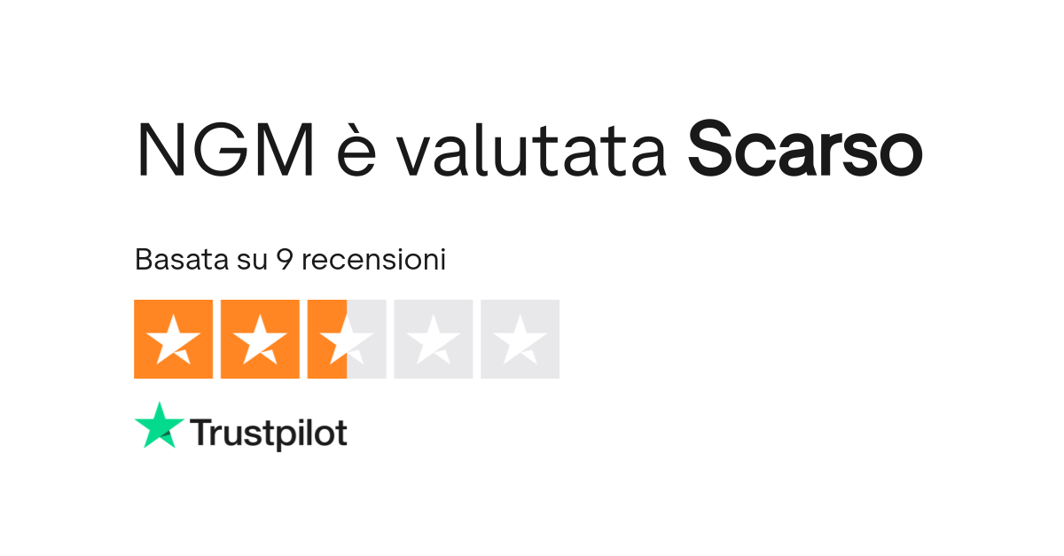 NGM | Leggi le recensioni dei servizi di ngm.eu