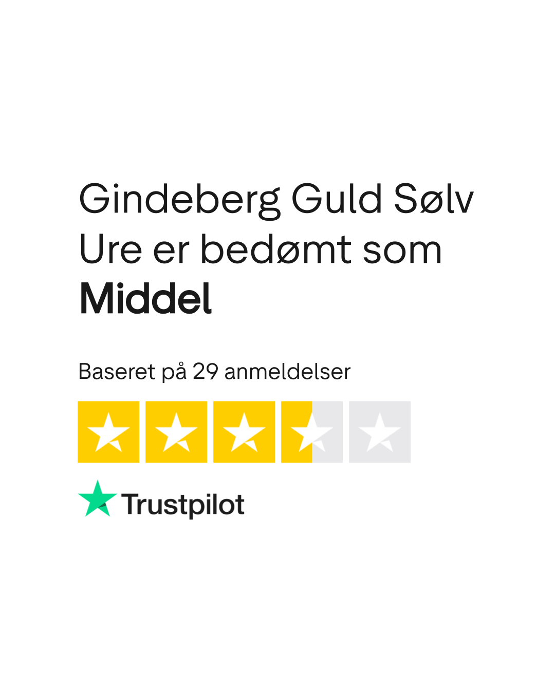 Anmeldelser af Gindeberg Guld Sølv Ure | Læs kundernes anmeldelser af ...