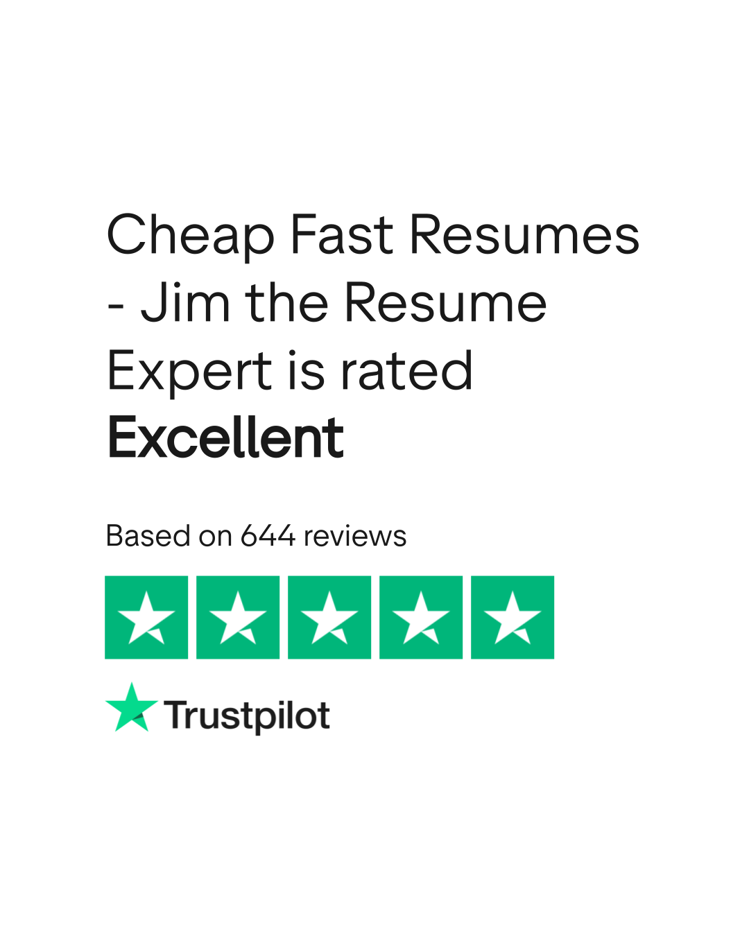 Cheap Fast Resumes - Jim the Resume Expert Reviews | Read Customer ...