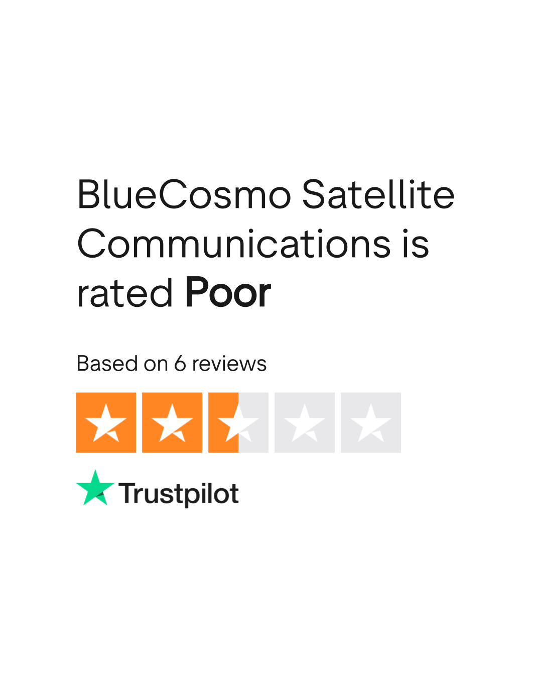 BlueCosmo Satellite Communications Reviews | Read Customer Service ...