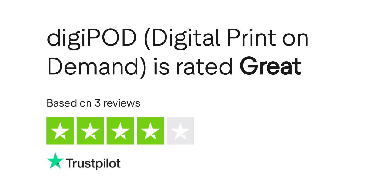 digiPOD (Digital Print on Demand) Reviews | Read Customer Service ...
